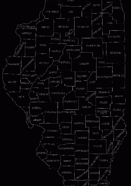 Illinois Counties Map | Access Genealogy