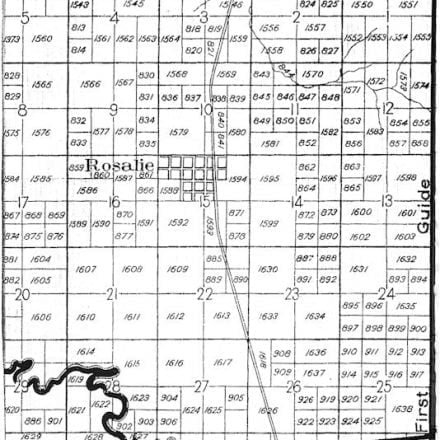 Map of Omaha Indian Reservation, Nebraska – Access Genealogy
