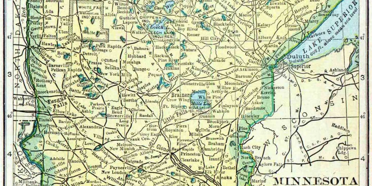 1910 Minnesota Census Map | Access Genealogy