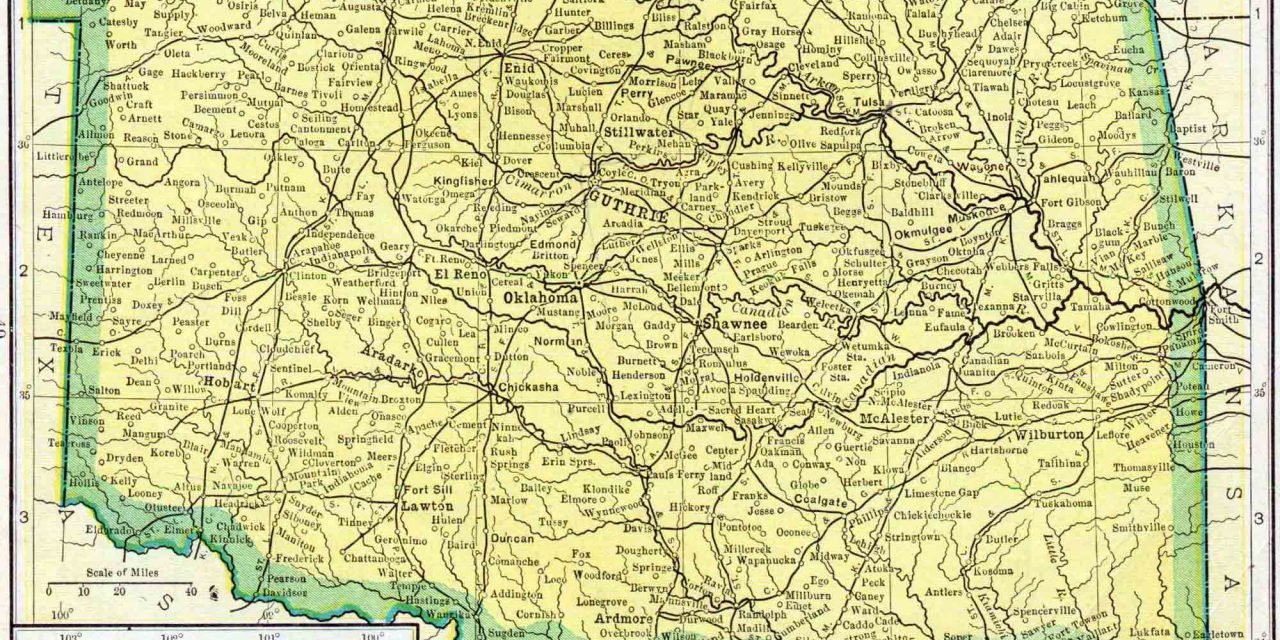1910 Oklahoma Census Map | Access Genealogy