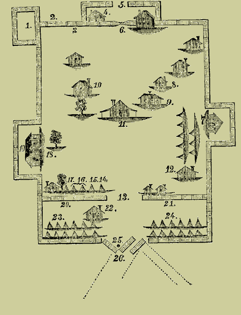 Map of Fort Mims - Access Genealogy